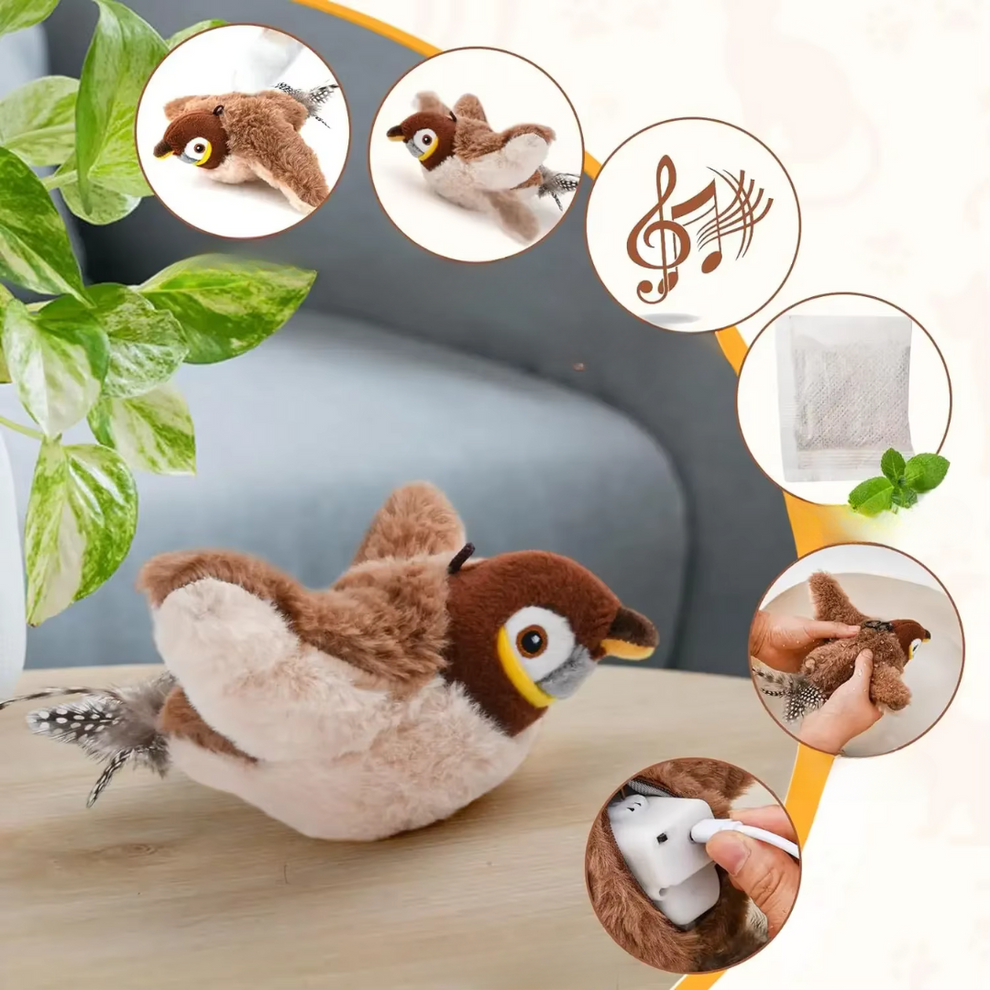 CatCatch - Interactive Self-Flying Bird Toy – PawfectBuddies